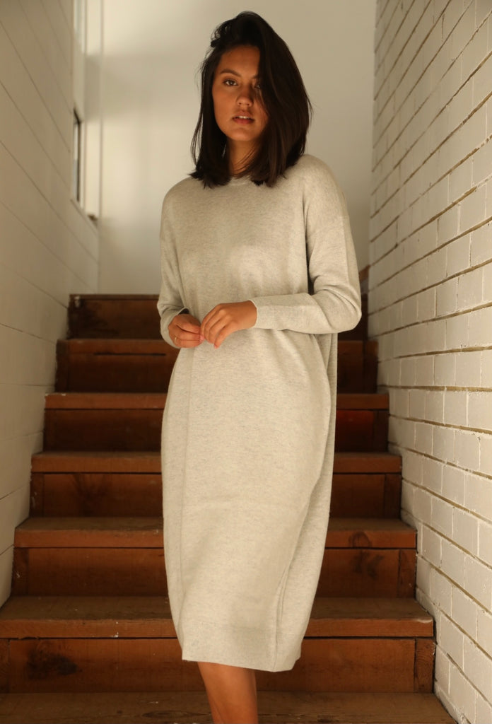 CT Plage - Wool grey dress – mamapapa